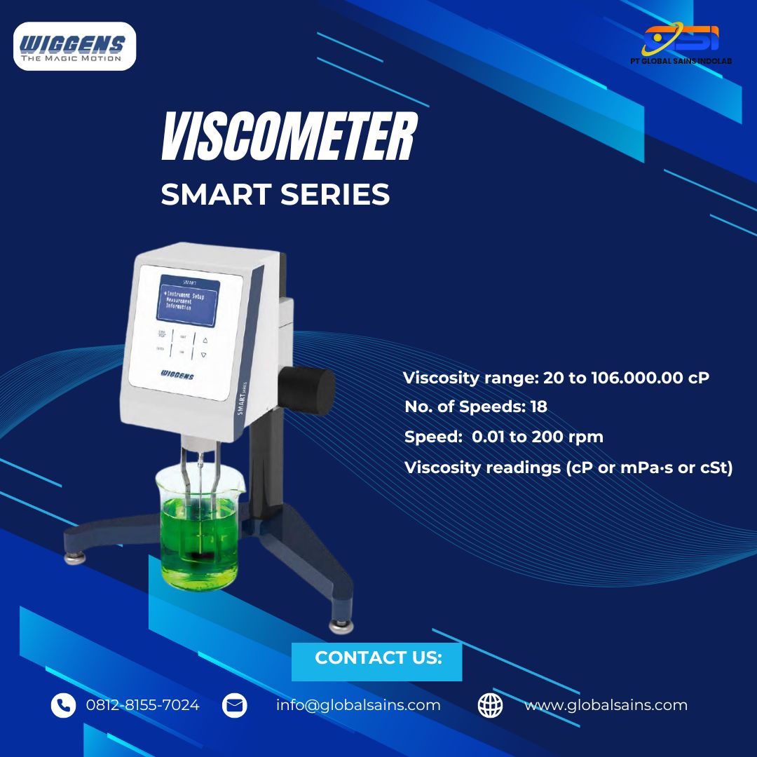 Viscometer Smart Wiggens - Global Sains Indolab